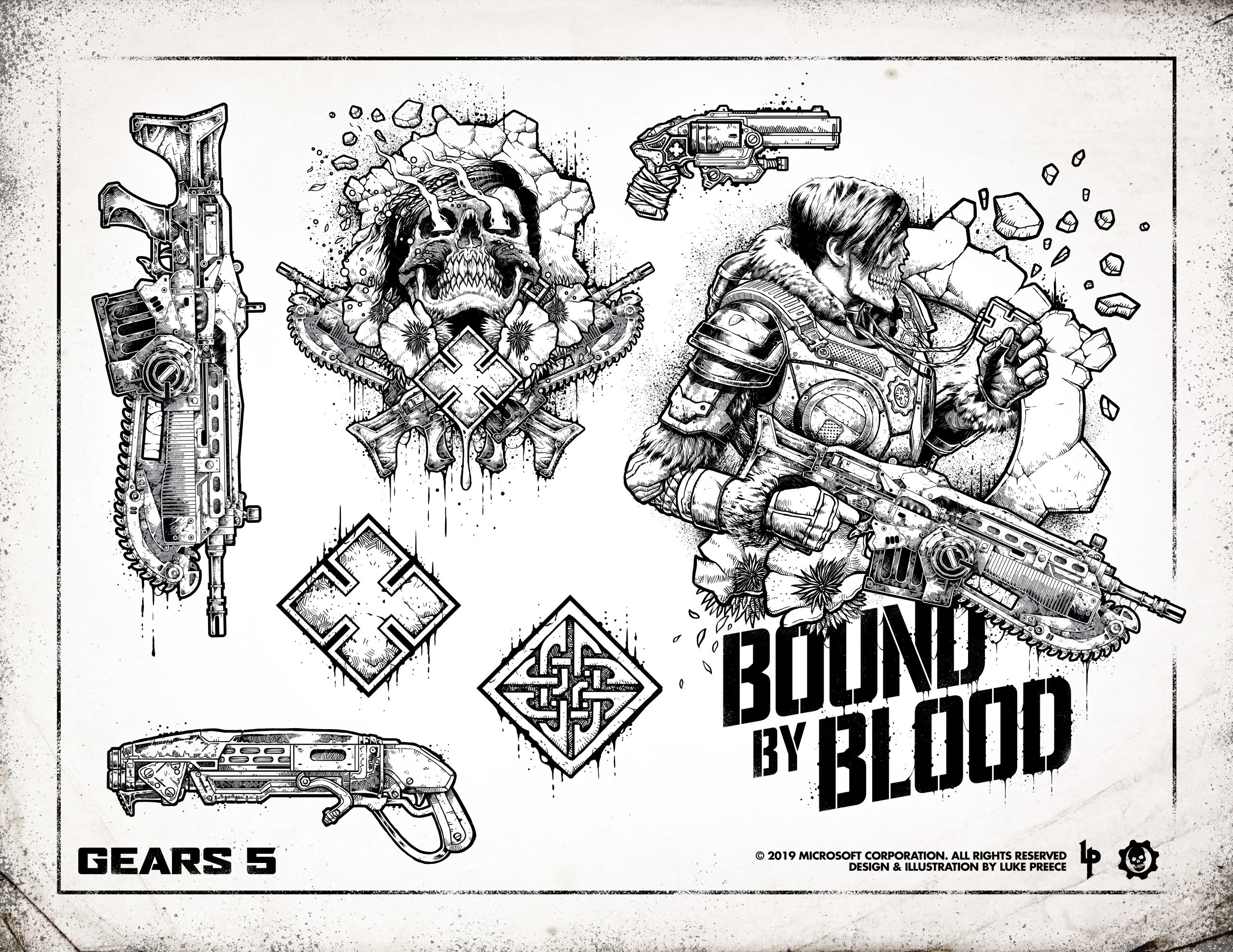 Gears of War | Gears Ink Flash Sheets