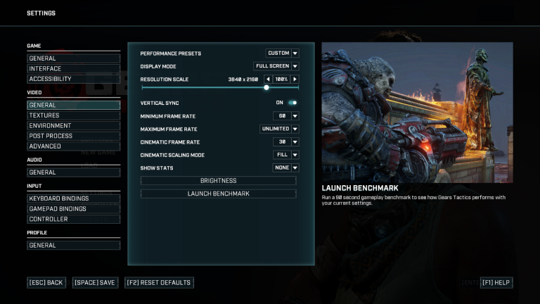 Gears of War | Developer Blog: Tuning Your PC For Tactics